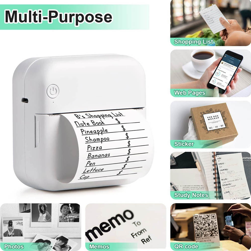 Jual Printer Thermal Printer Kotak Pocket Bluetooth Portable - Printer ...
