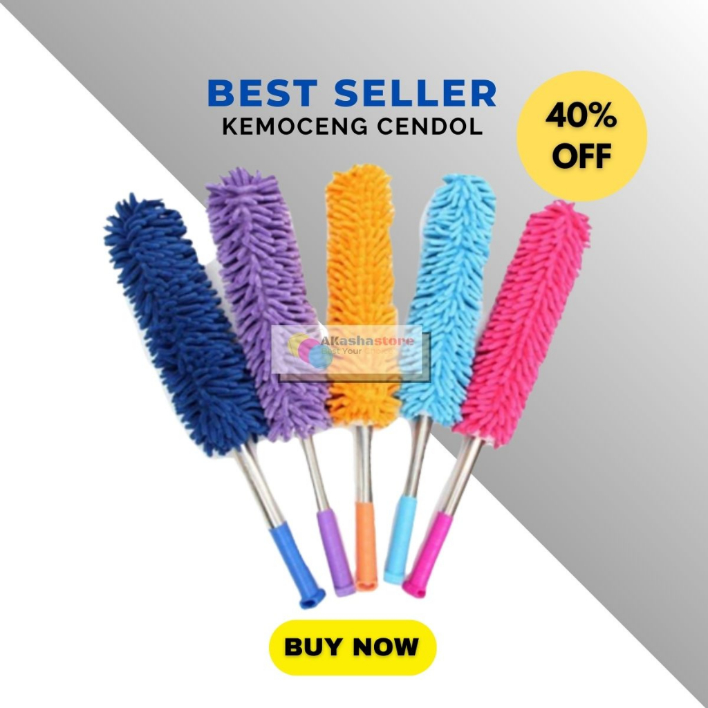 Jual Kemoceng Microfiber Mobil Panjang 100cm / Sulak Kemoceng Sintetis ...