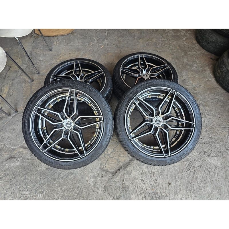 Jual Velg JF Luxury R18 lebar 8 rata + BAN cocok u mercy innova 2kd reborn crv rush terios civic ...