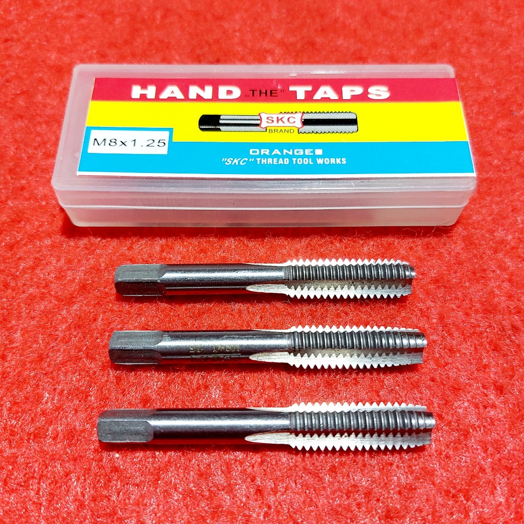 Jual Hand Taps M8 x 1,25 - Mata Tap Baut 12 Standart - Pembuat Derat ...