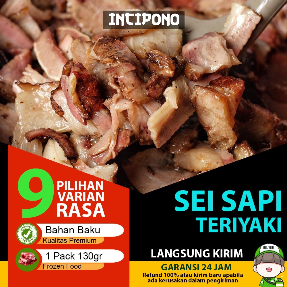 Jual Incipono Sei Sapi Teriyaki Daging Asap Frozen Food 1 Pack Isi ...