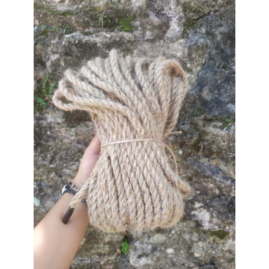 Jual Tali Tambang Goni // Tali Rami ukuran 10mm panjang 5 & 10meter ...
