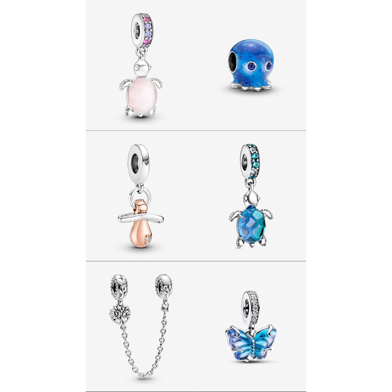Jual Pandora Charm Dangle Murano Aksesoris Gelang Kalung Original ...