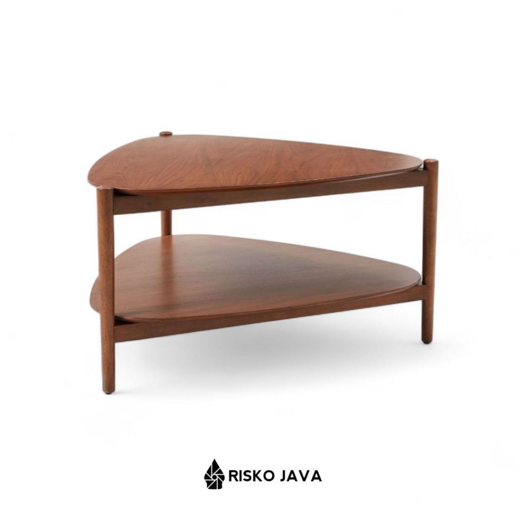 Jual Meja Ruang Tamu / Meja Kayu Jati Segitiga / coffe Table Minimalis ...