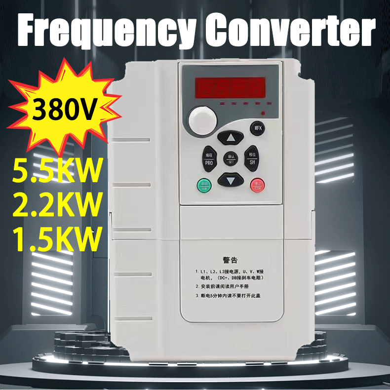 Jual ⭐Versi bahasa Inggris⭐ 1.5kw 2.2kw 4kw Converter VFD alat pengatur kecepatan dinamo ...