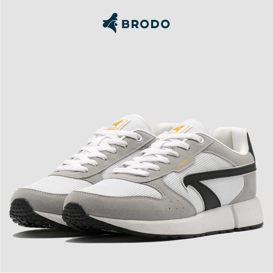 Jual BRODO - Corsa Classic White Black | Shopee Indonesia