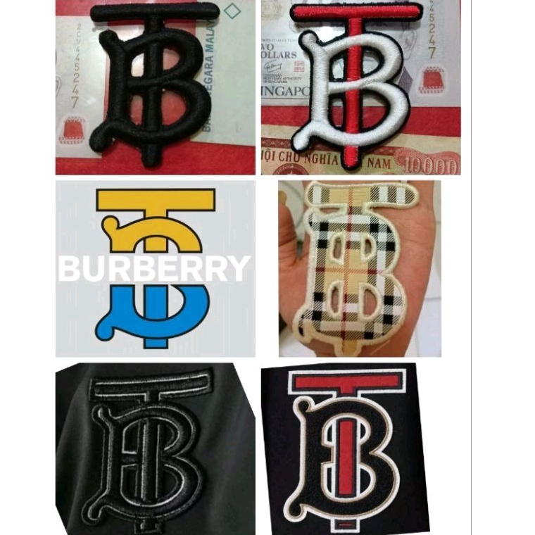 Jual Logo TB Thomas Burberry iron patch | Shopee Indonesia