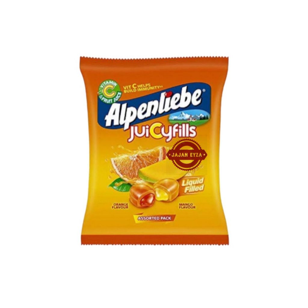 Jual MENTOS PERMEN ALPENLIEBE JUICYFILLS isi 45 / PERMEN VIT C ...