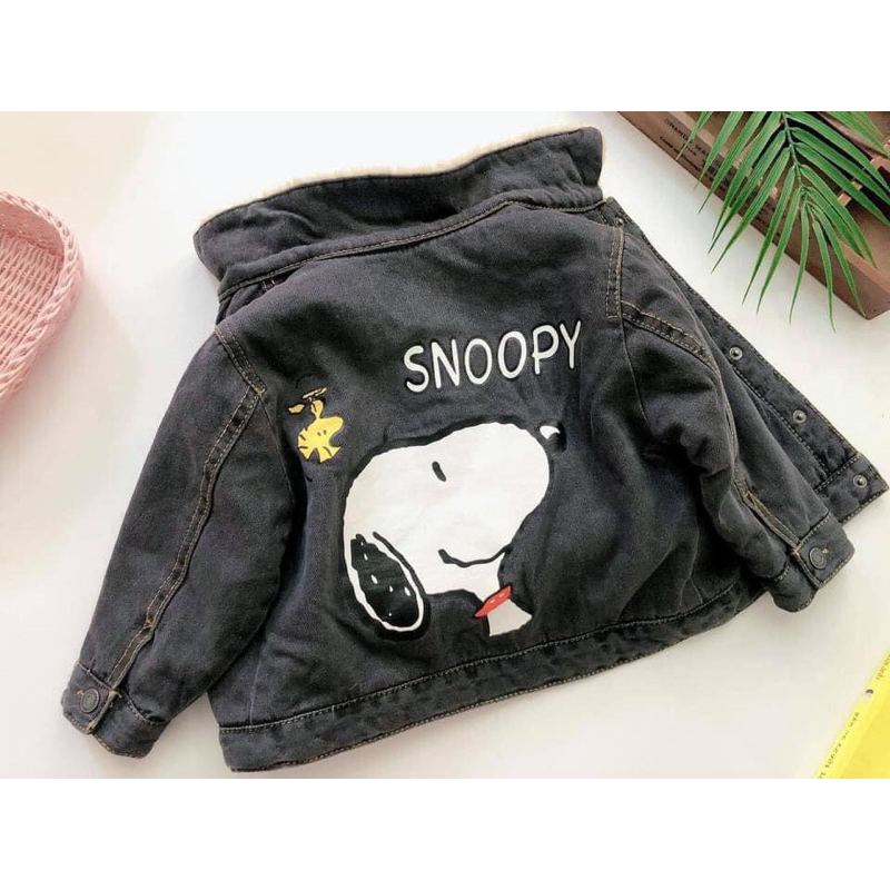 Jual Snoopy Jacket Denim by Z*ra | Shopee Indonesia