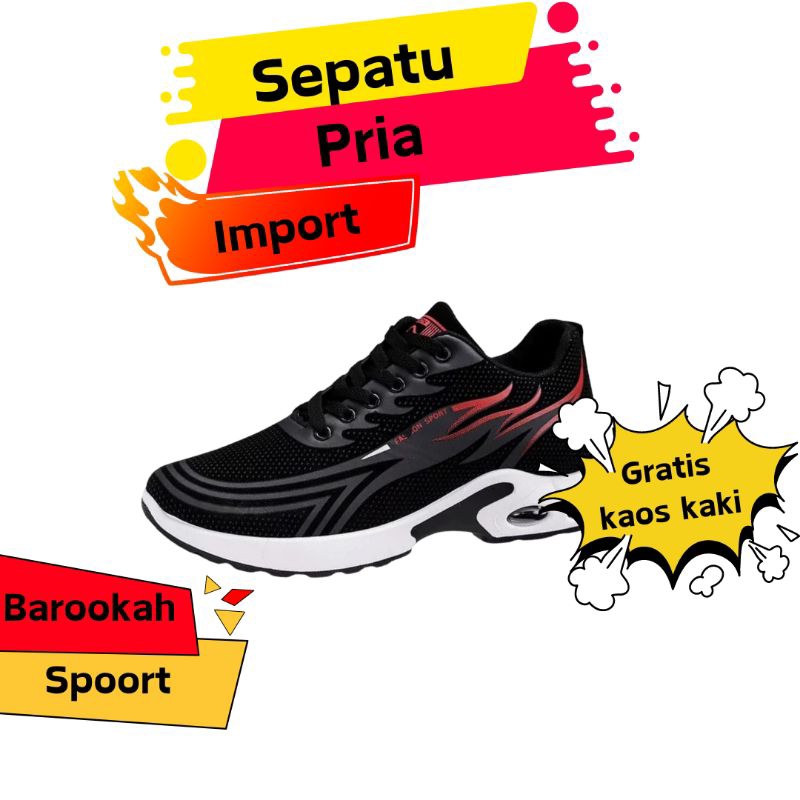 Jual Sepatu pria ringan sport terbaru import keren sepatu pria casual ...
