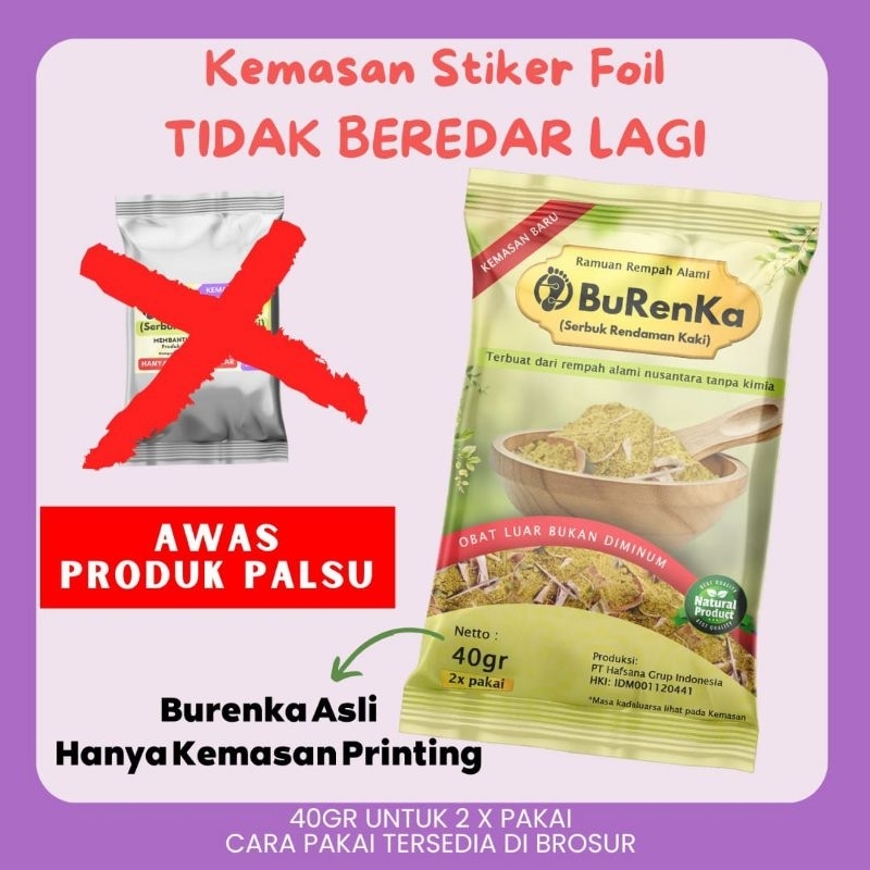Jual Burenka rendam kaki bubuk burenka original | Shopee Indonesia