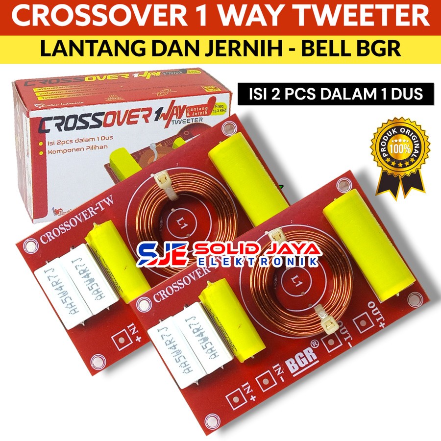 Jual KIT CROSSOVER TWEETER 1 WAY KROSSOVER PASIF TWITER TWETER TWETER ...