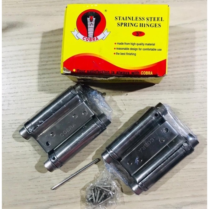 Jual COBRA Engsel Koboi Stainless 3 Inci - Engsel Koboy - Engsel Coboy ...