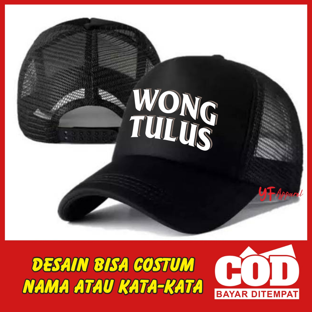 Jual Topi Wong Tulus Sablon Topi Viral Keren Terbaru | Shopee Indonesia