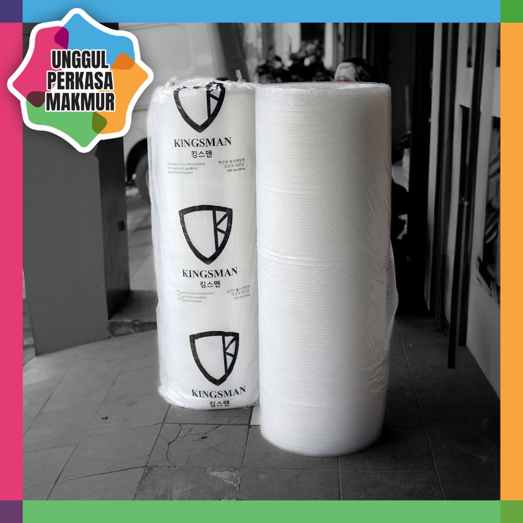 Jual Bubble Wrap Standart Roll Besar Bening Transparan 125cm X 50m ...