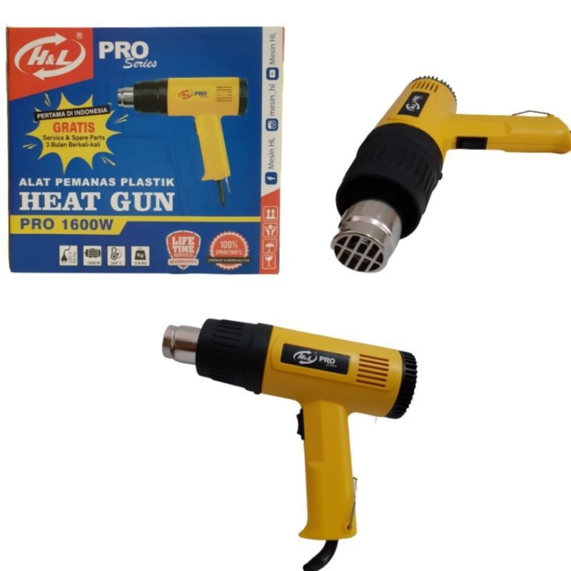 Jual H&L 220V Heat Gun Air Hot Gun Panas Pemanas Segel Sticker Plastik Panas Pistol Angin Panas ...