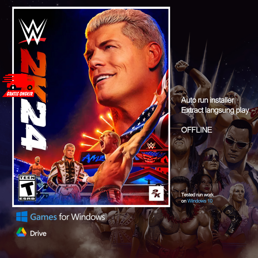 Jual WWE 2K24 Deluxe Edition - Game PC Fighting Simulation | Shopee ...