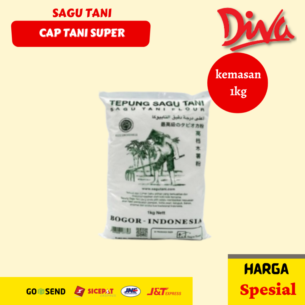 Jual Sagu Tani Super 1kg | Cap Tani Super Bogor | Shopee Indonesia