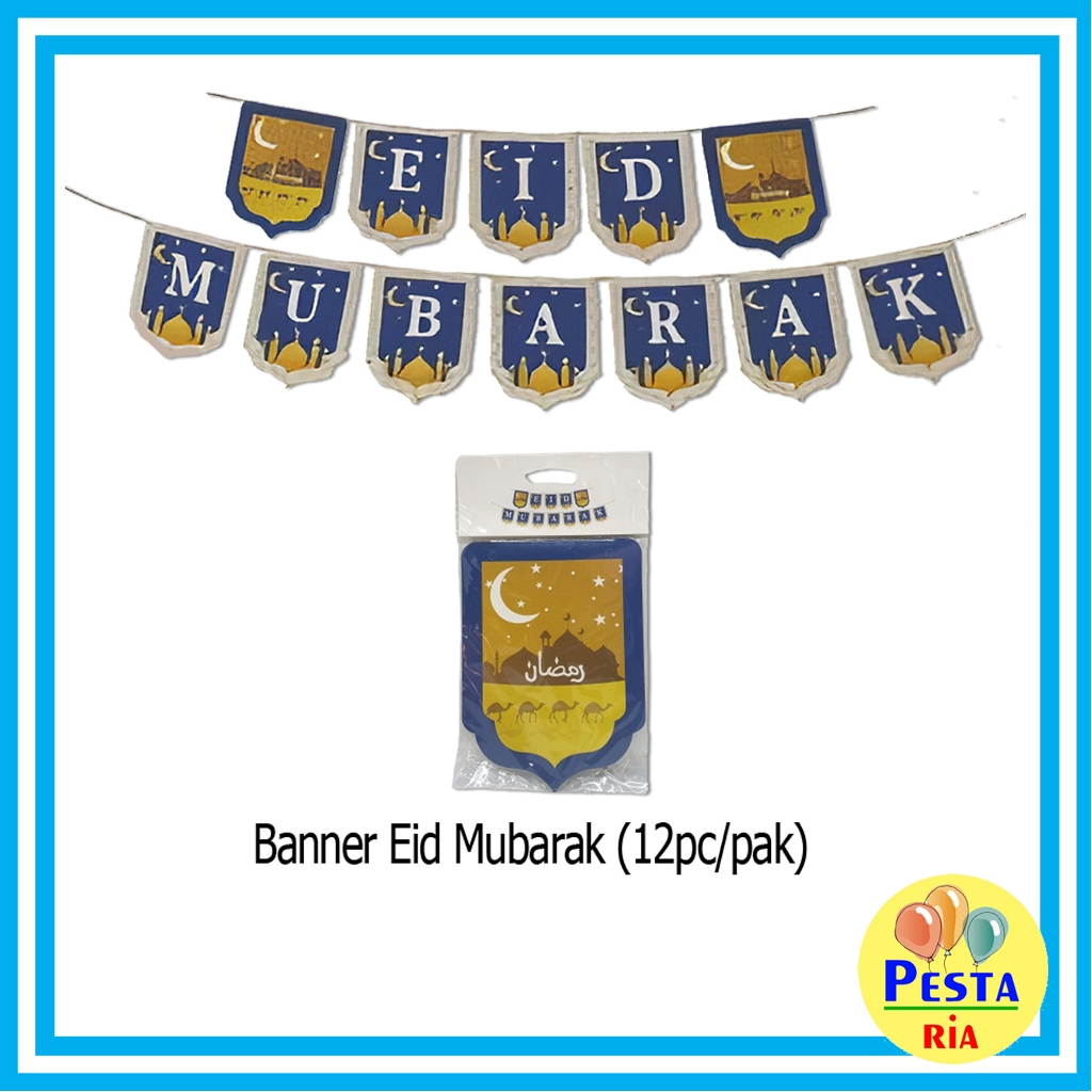 Jual Murah!!! Banner eid mubarak, banner mubarak, banner idul fitri ...