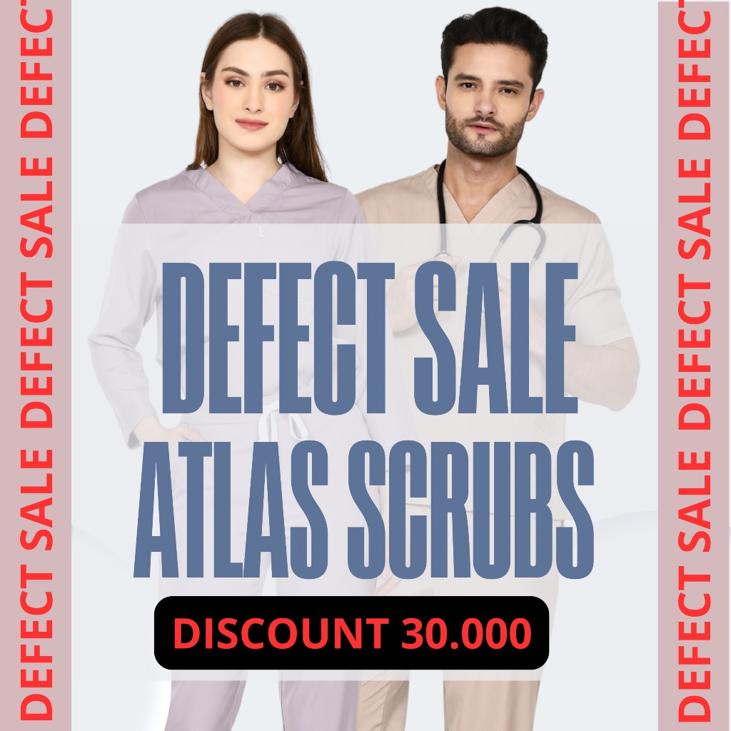 Jual (DEFECT SALE) DISCOUNT ATLAS SCRUBS / BAJU OK / BAJU JAGA LENGAN ...