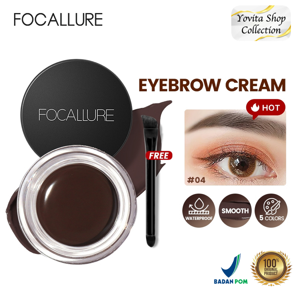 Jual FOCALLURE Eyebrow Cream Gel waterproof | Pensil Alis kosmetik Mata ...