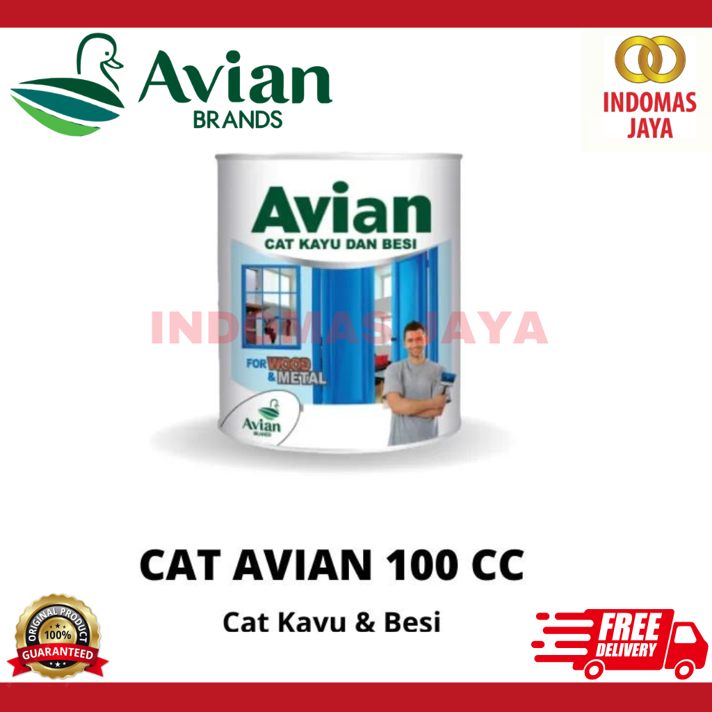 Jual Cat Kayu dan Besi Merk Avian 100CC ALL WARNA / Cat Minyak Avian ...