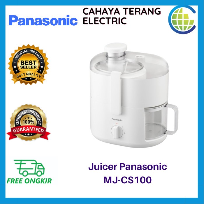 Jual Panasonic Juicer MJ CS100 Alat Pemeras Jus MJ-CS100WSR 0.5 Liter ...