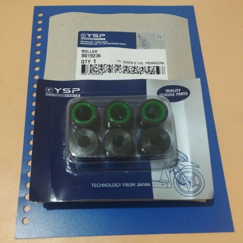 Jual YSP ROLLER STANDAR SET VESPA S 150 (B019236) /VESPA PRIMAVERpA ...