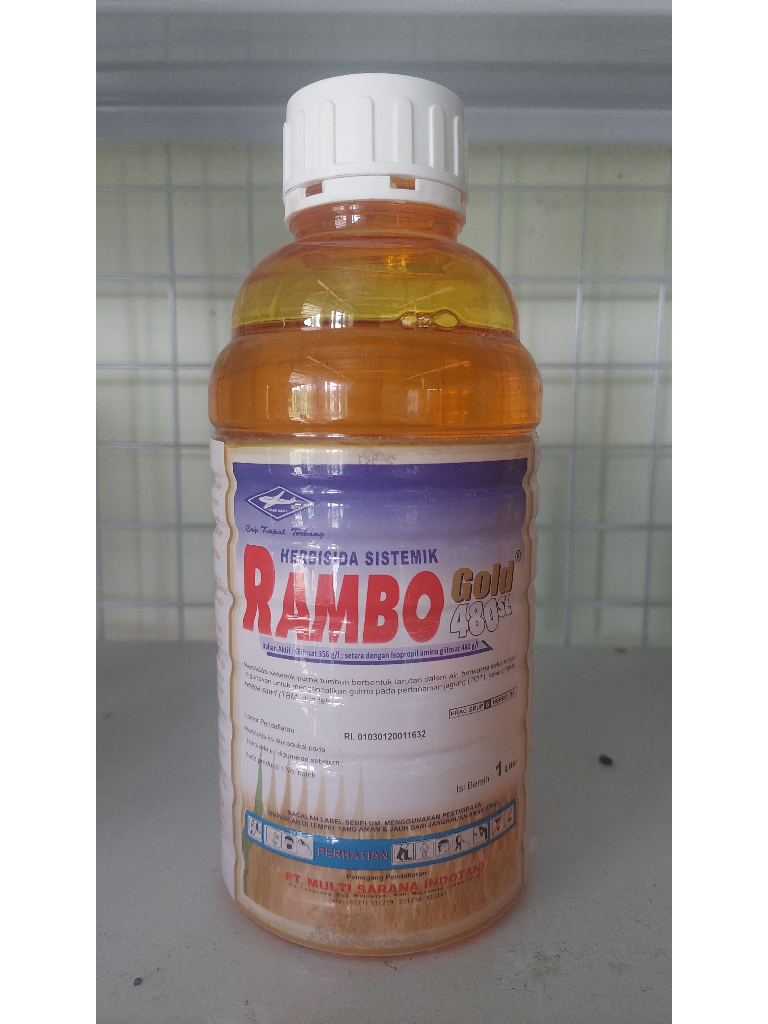Jual Herbisida Rambo Gold 480SL 1L Racun Rumput Sistemik | Shopee Indonesia