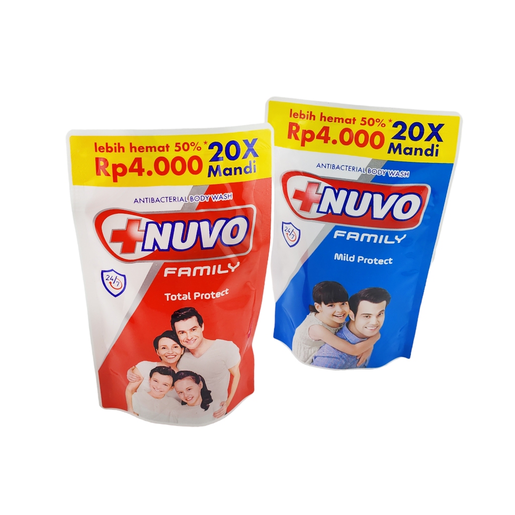 Jual AiLiN NUVO Body Wash Refill 60ml & 85ML BPOM ORIGINAL / Nuvo Sabun Mandi Cair Anti Bakteri ...