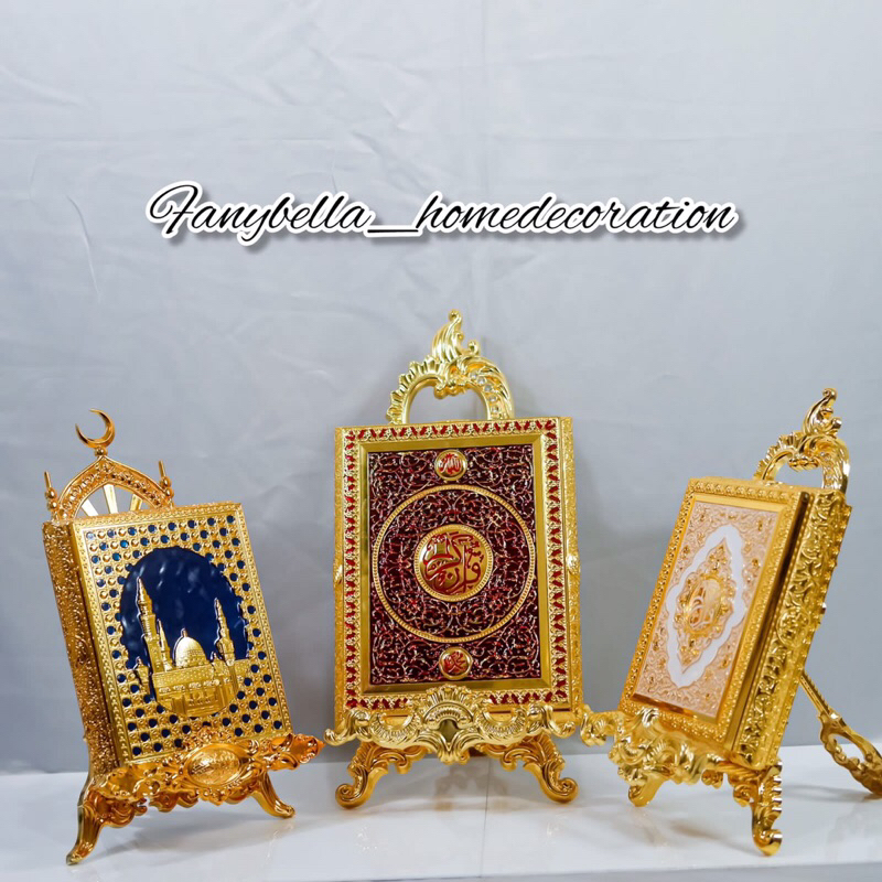 Jual Tempat Buku Qur'an Box Alquran Perak Emas Gold Wadah Buku dengan ...