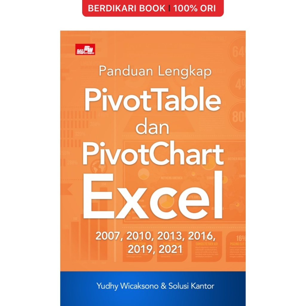 Jual Berdikari - Panduan Lengkap Pivottable dan Pivotchart Excel 2007, 2010, 2013, 2016, 2019 ...