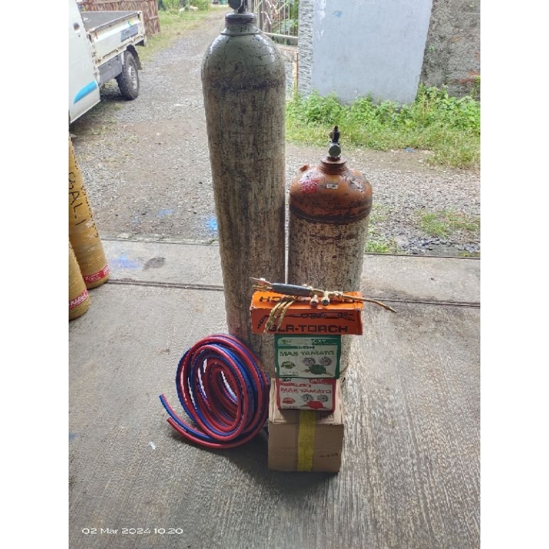 Jual Paket Las Karbit, Oksigen, Acetyline, Selang, Regulator dan ...