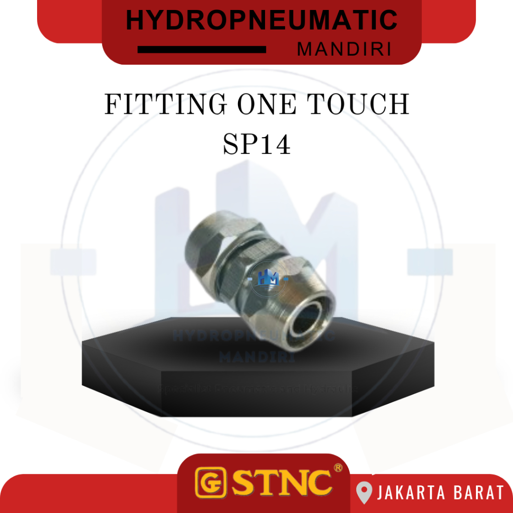 Jual FITTING PNEUMATIC ONE TOUCH STRAIGHT CONNECTOR SP14 | Shopee Indonesia
