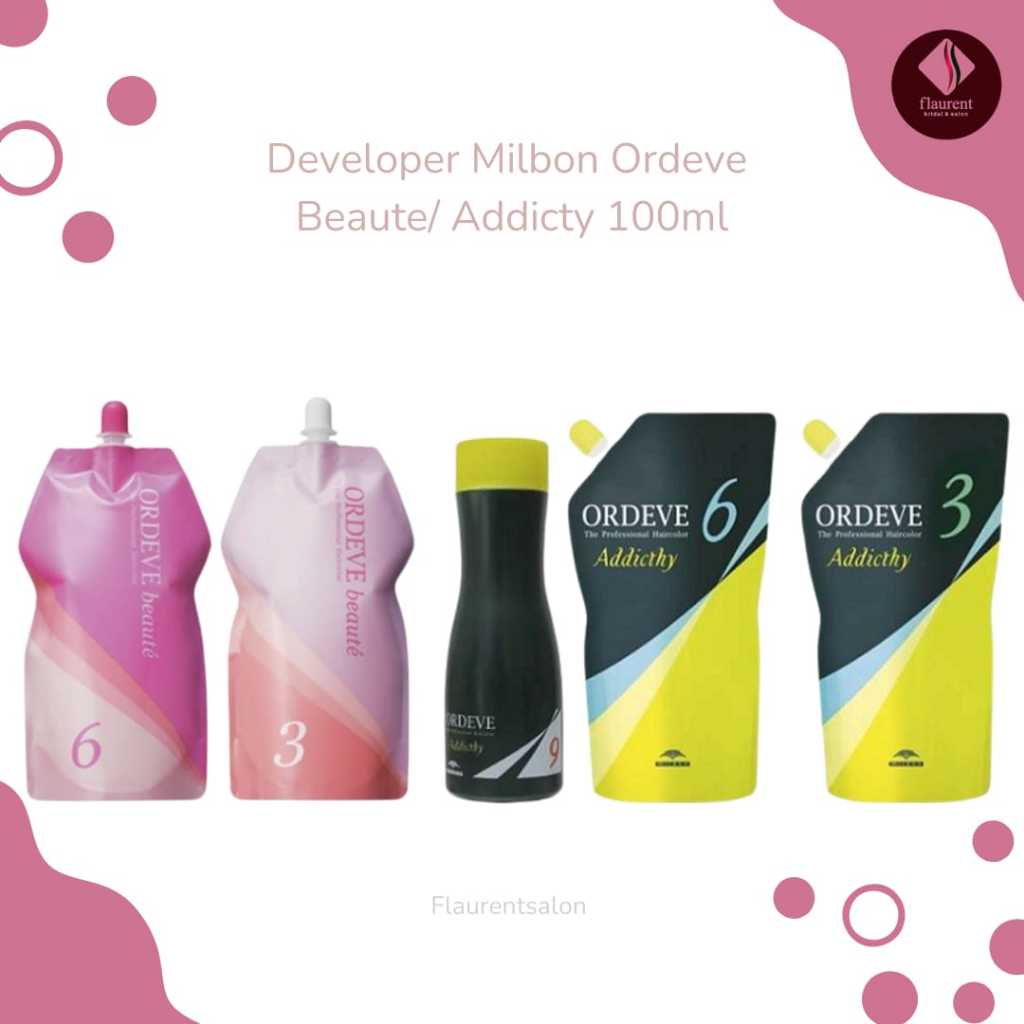 Jual Oxidant Developer Milbon Ordeve Addicty / Beaute 100ml | Shopee Indonesia