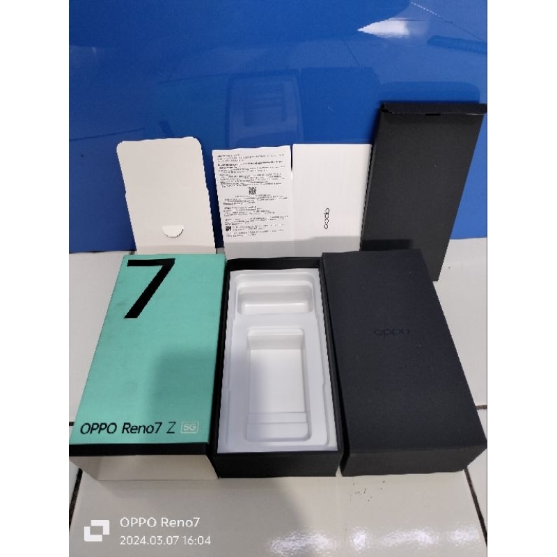 Jual Dus box Oppo reno 7z 5g 8/128 original bawaan pabrik | Shopee ...