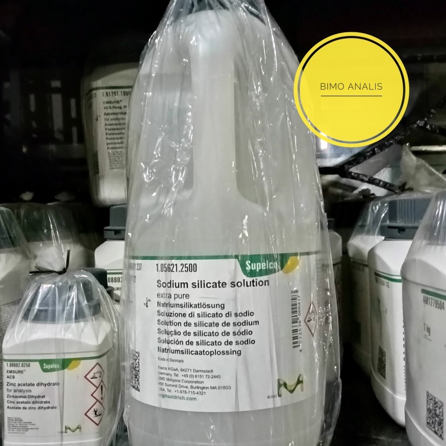 Jual Sodium Silicate Solution 2,5L / Natrium Silikat MERCK 105621 ...