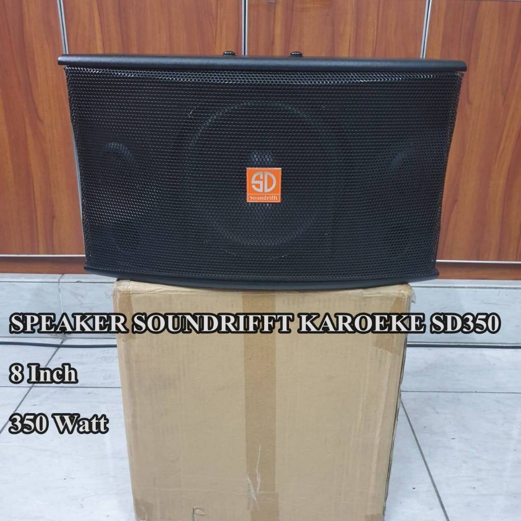 Jual SPEAKER PASIF KAROEKE SOUNDRIFFT SD350 8Inch 8in 8 inch 350 Watt 1 Pcs | Shopee Indonesia