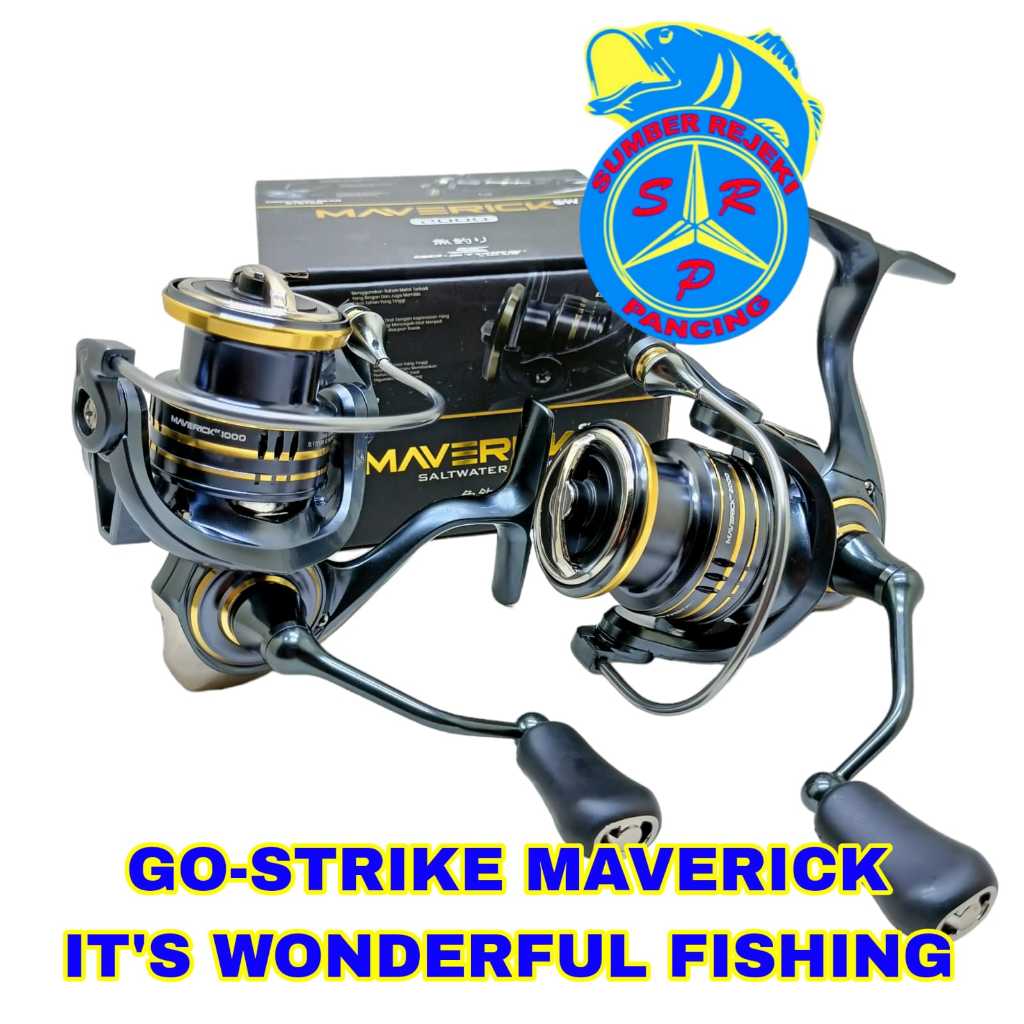 Jual Reel Versus Go Strike Maverick Sw 800 1000 2000 3000 4000 6000 ...