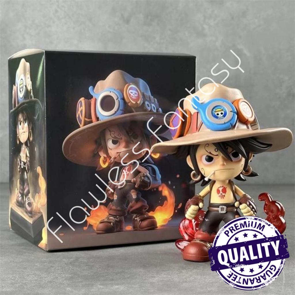 Jual One Piece Portgas D Ace Chibi Ultrablue Studio Fire Figure ...