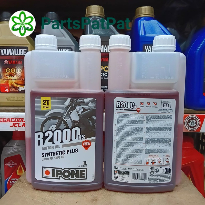 Jual OLI OIL SAMPING CAMPUR IPONE R2000RS R2000 RS STRAWBERRY 2T ASLI ...