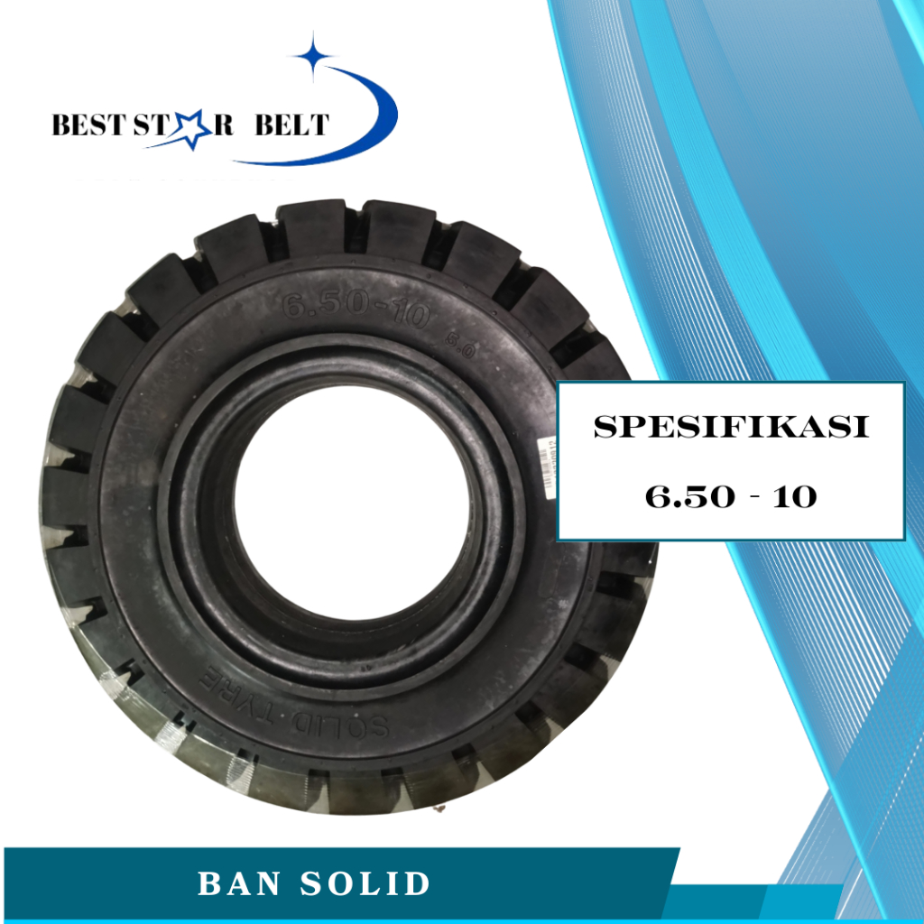 Jual Ban Solid Forklift 6.50-10 Forklift Solid Wheel 650*10 | Shopee Indonesia