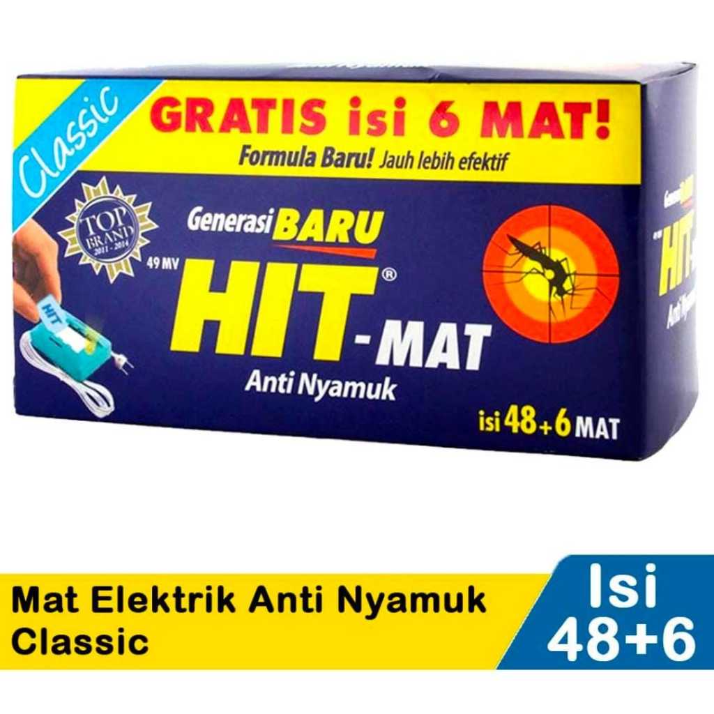 Jual Hit Mat Refill Obat Nyamuk 48+6 Classic | Shopee Indonesia