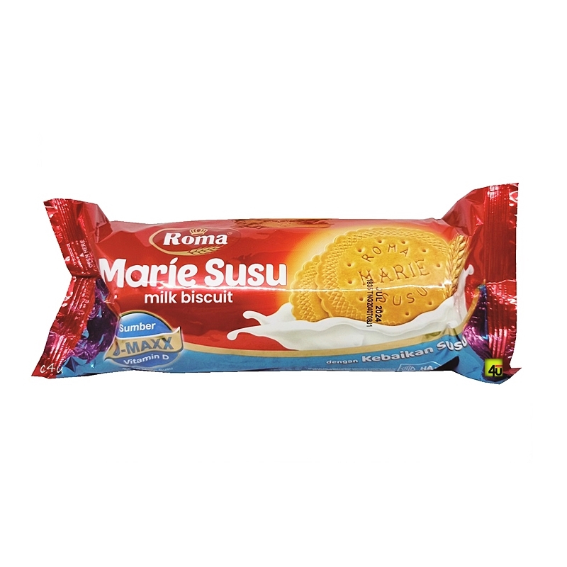 Jual ROMA Biskuit Marie Susu - 115 gr ROLL | Shopee Indonesia