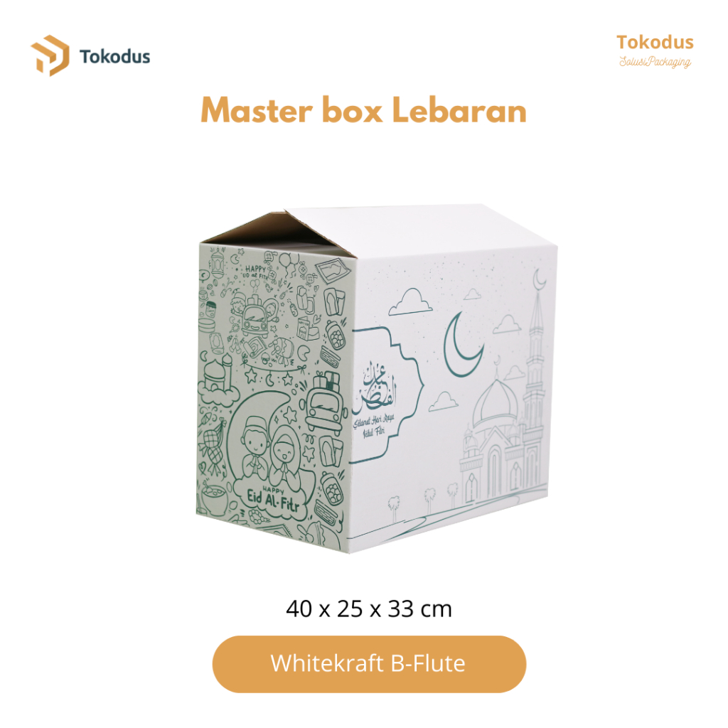 Jual Box Parcel 40x25x33cm Kardus/Lebaran/Parcell/idul Fitri/Paket ...