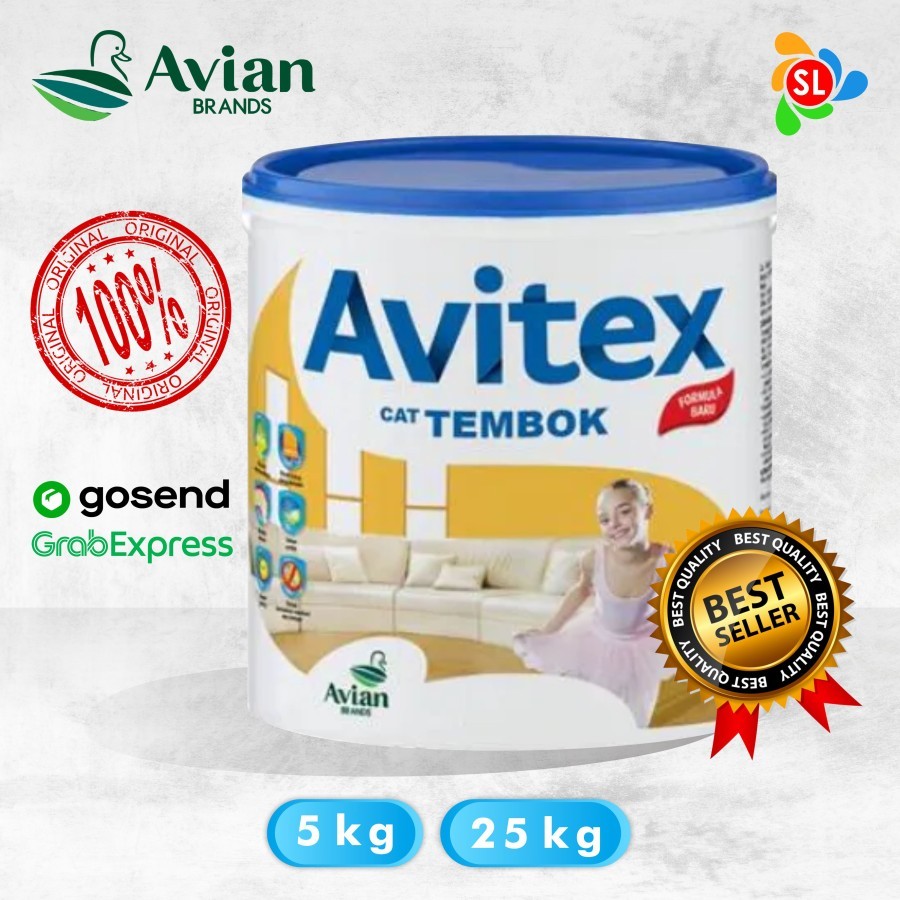 Jual Cat Tembok Avian Avitex 25 KG | Shopee Indonesia