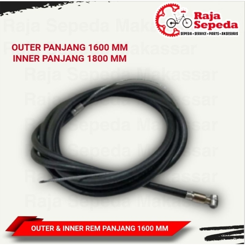 Jual KABEL REM SEPEDA OUTER DAN INNER PANJANG 1600 MM SELI MTB MINI CTB ...