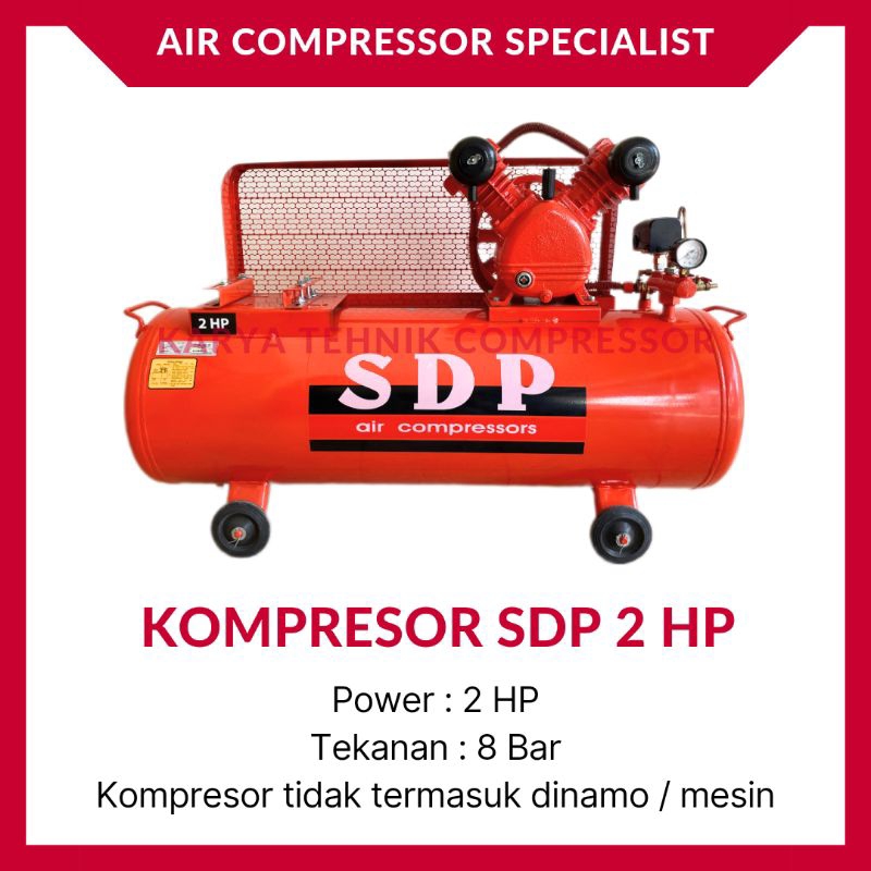 Jual Kompresor Udara SDP 2 HP Tanpa Penggerak | Shopee Indonesia