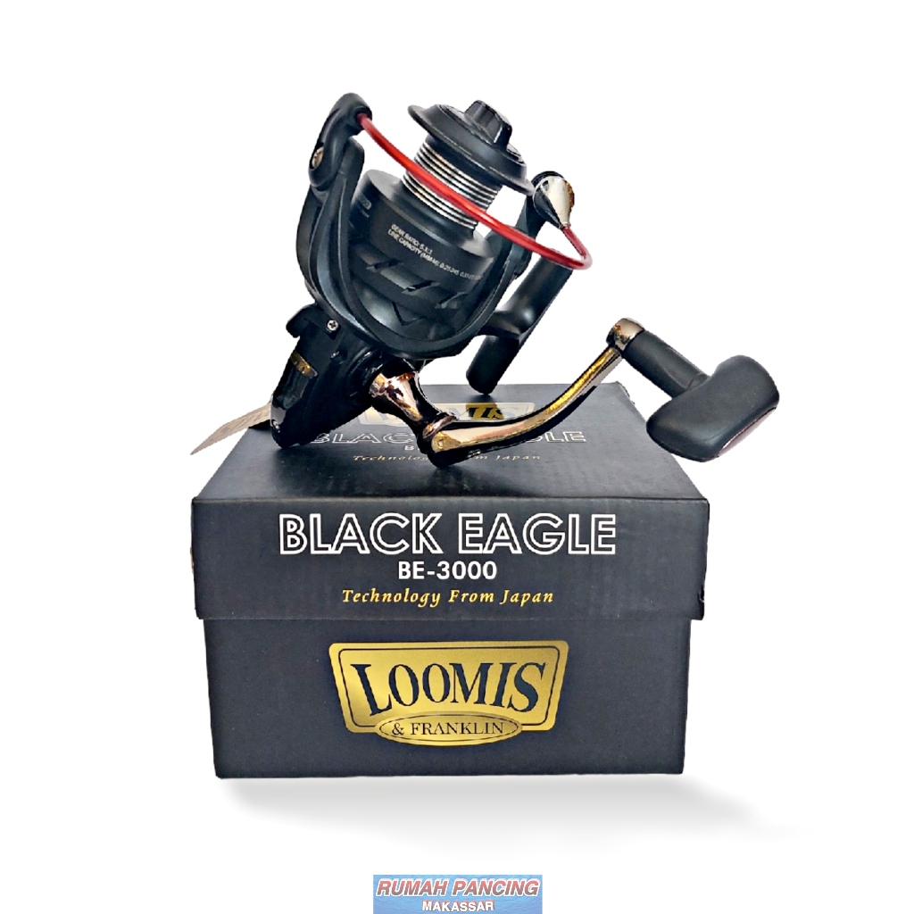 Jual Reel Loomis Black Eagle 10 Ball Bearing / Gulungan / Katrol ...