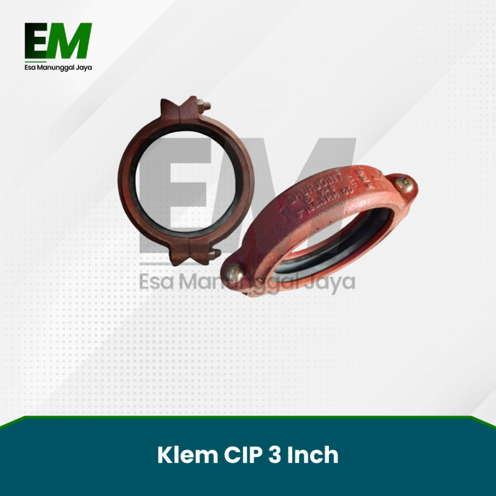 Jual Klem CIP 3 Inch / Coupling Cip 3" / Klem Besi 3" CIP / Clamp 3 ...